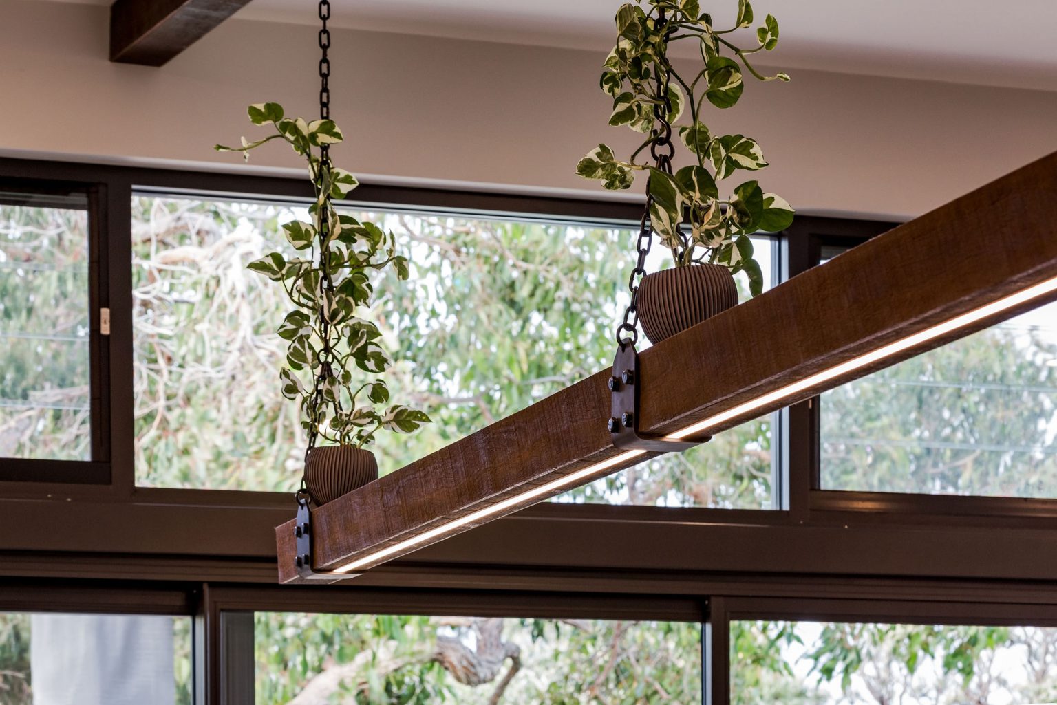 Brazier Cove | Spotted Gum Cladding with Rough Sawn Face